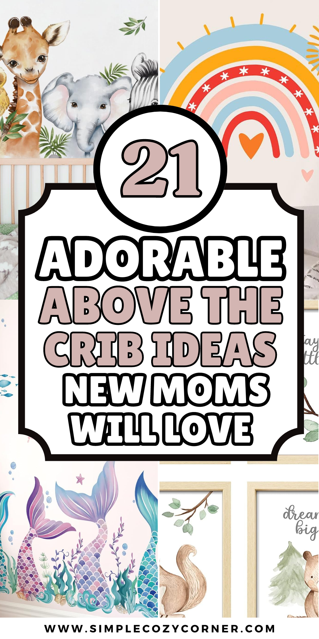 21 Insanely Cute Above The Crib Decor Ideas For New Moms – Simple Cozy ...