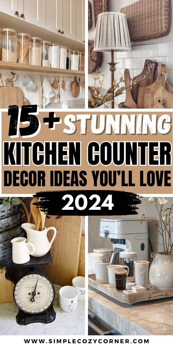 21 Insanely Good Kitchen Counter Decor Ideas