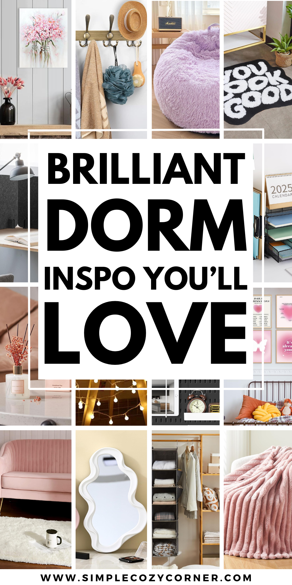 21+ Dorm Inspo Ideas for a Stylish and Functional Setup – Simple Cozy ...