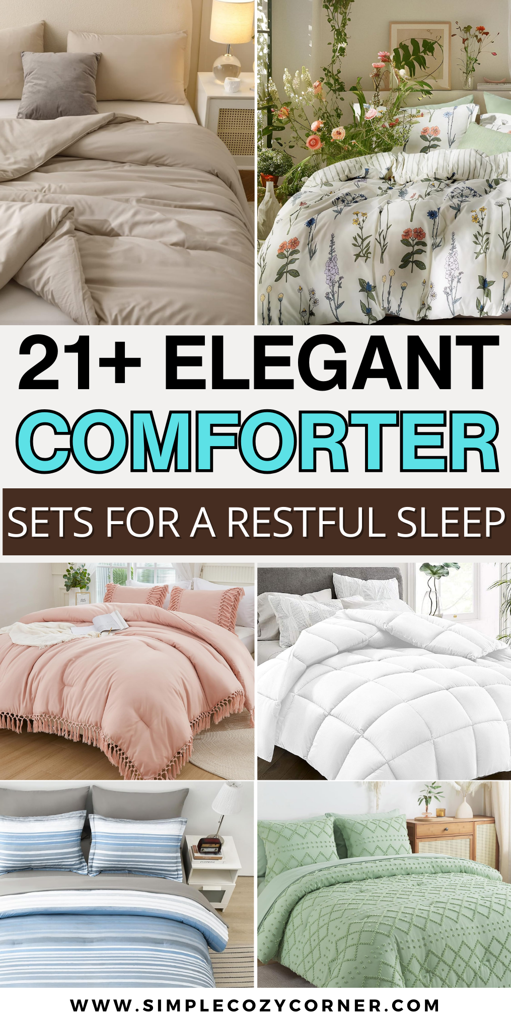 21+ Soft and Elegant Comforter Sets for a Serene Master Bedroom ...