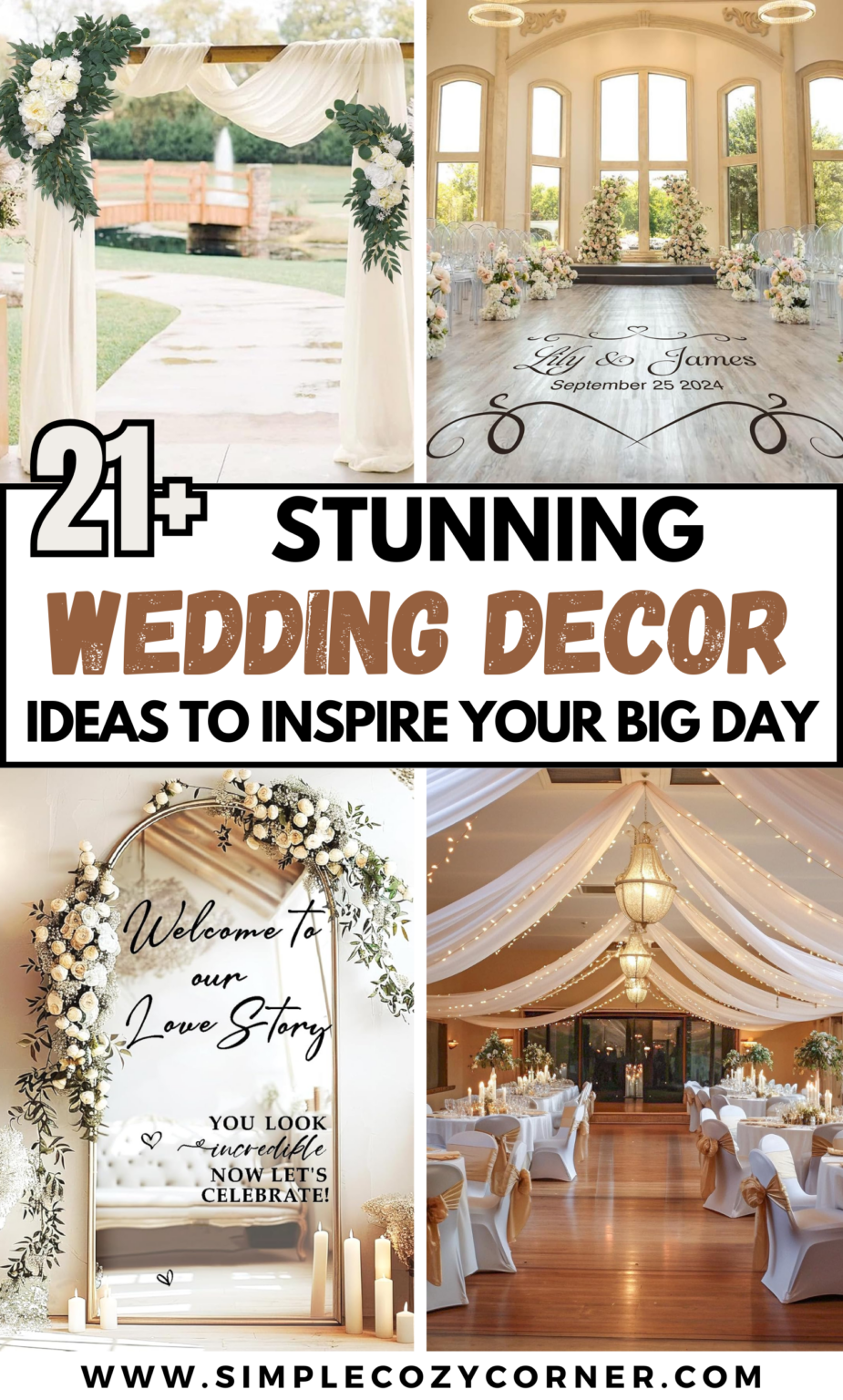 21+ Elegant Wedding Decor Inspiration to Elevate Your Venue – Simple ...