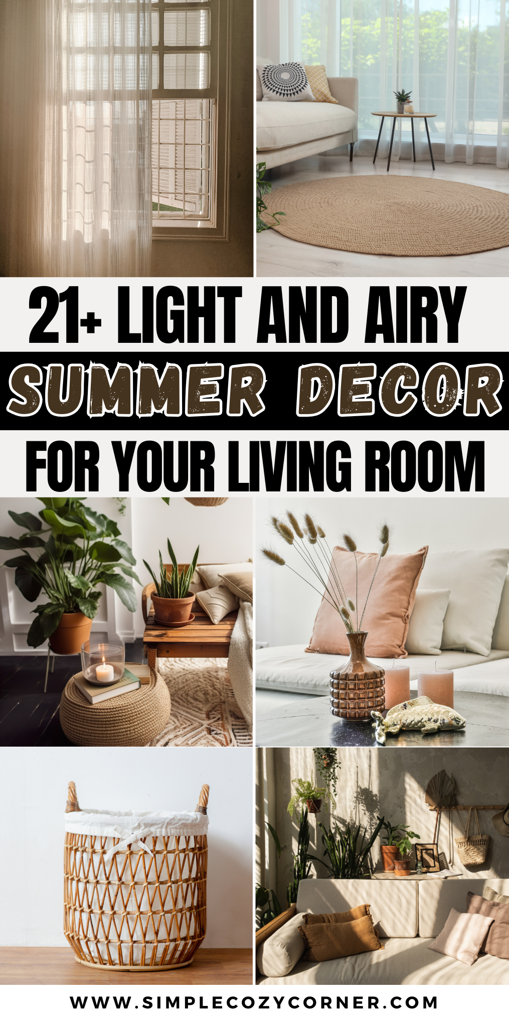 21+ Summer Living Room Decoration Ideas to Freshen Up Your Space ...