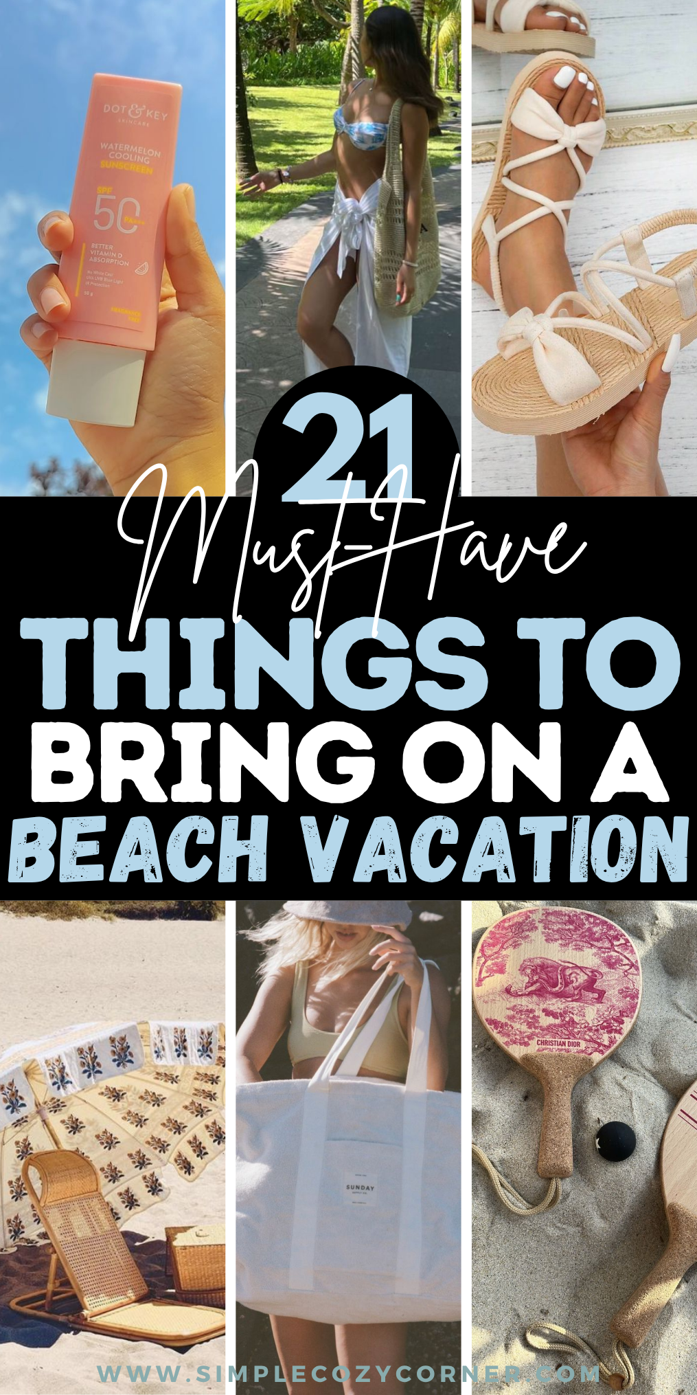 21+ Things to Bring on a Beach Vacation for a Stress-Free Getaway ...